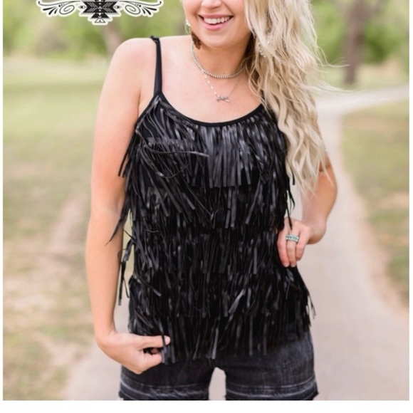 Crazy Train | Tops | Feeling Fringe Tank | Poshmark
